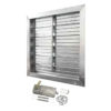 36" POWERED ALUMINUM INTAKE SHUTTER - Full Bloom Light Deprivation